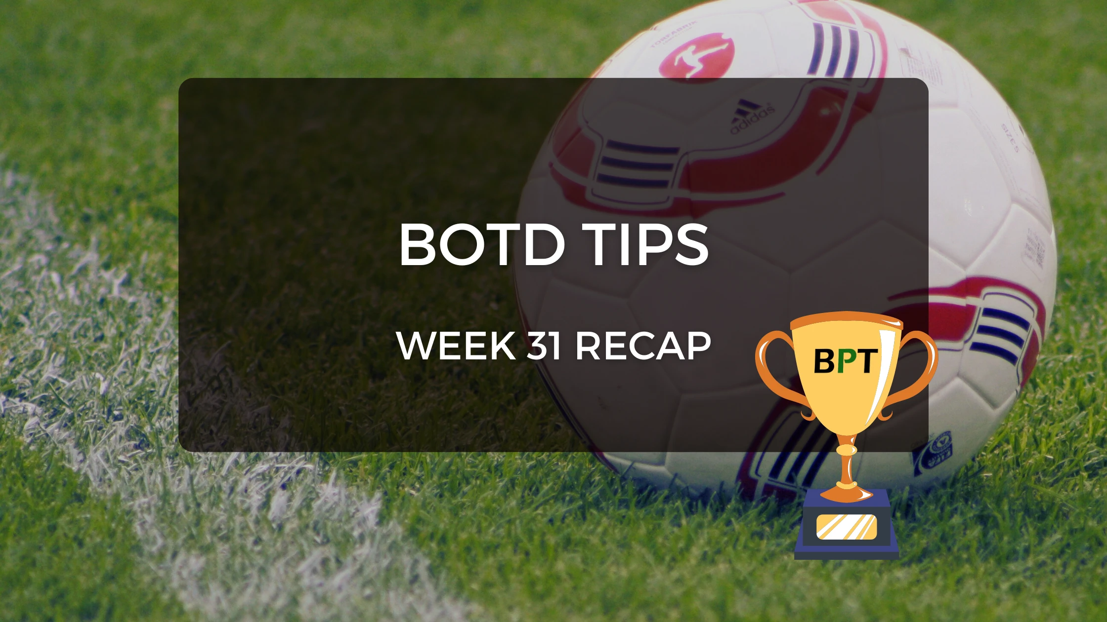 BOTD Tips: Week 31 Recap | Bet Pro Tips